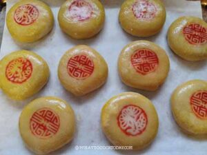 Homemade Banh Pia Durian Mung Bean Pastry