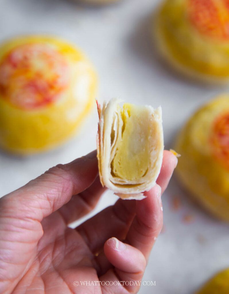 Homemade Banh Pia Durian Mung Bean Pastry