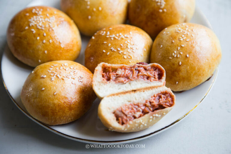 Baked Char Siu Bao (Chinese BBQ Pork Bun)