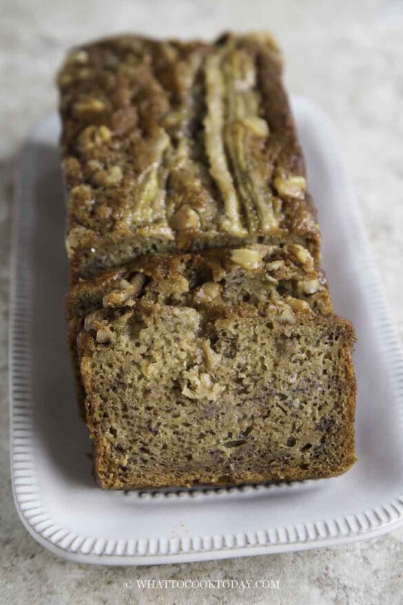 Gula Melaka/Palm Sugar Banana Bread - What To Cook Today