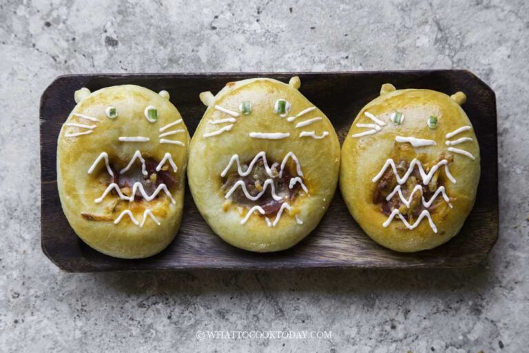 Totoro Pizza Buns/ Chigiri Pan (Yeast or Sourdough)