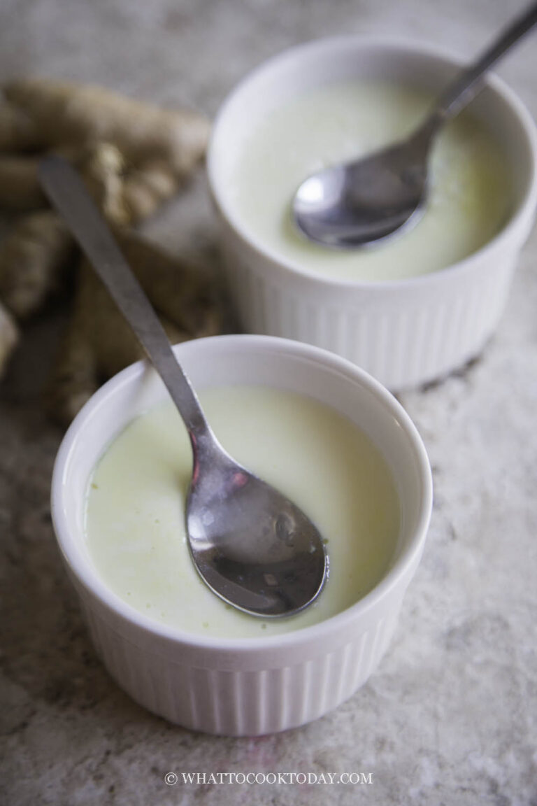 How To Make Ginger Milk Curd/Pudding