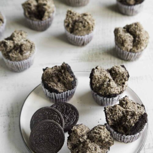 Oreo Huat Kueh/Kuih (Oreo Steamed Cupcakes)