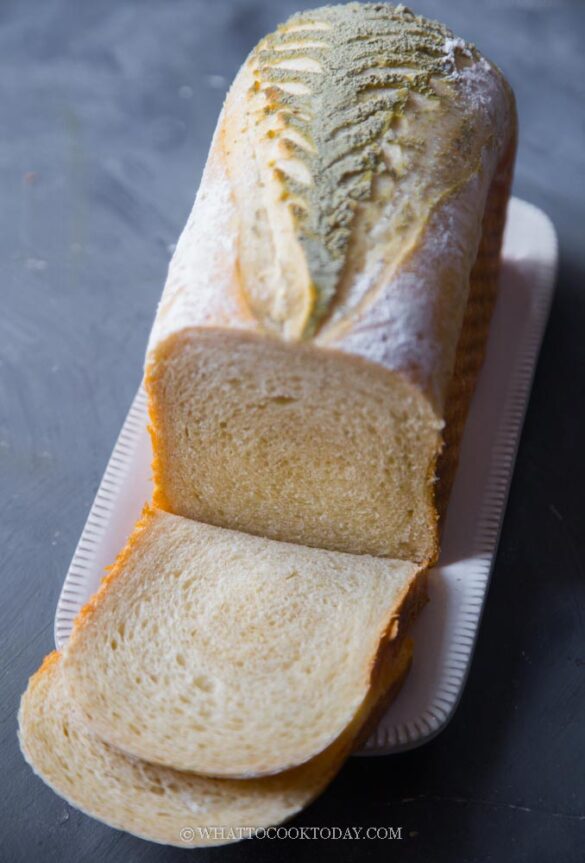 Shokupan with Easy Christmas Tree Scoring and Chocolate Pine Cone Rolls