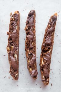 Jewish Chocolate Almond Mandel Bread (Mandelbrot/Kamishbrot)