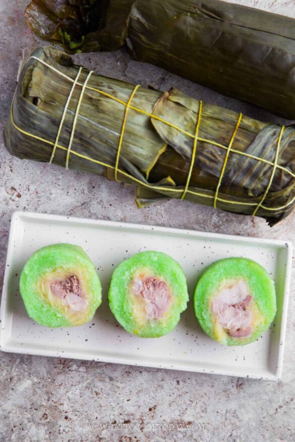 Banh Tet / Vietnamese Sticky Rice Cake (Instant Pot or Stove-Top)