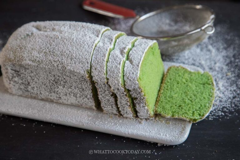 Pandan Donut Loaf Cake