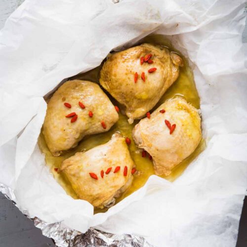 Easy Hakka Salt-Baked/Steamed Chicken (Ipoh-style)