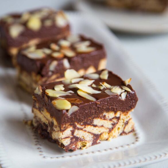 No-Bake Eggless Batik Cake/ Kek Batik (Biscuit Cake/Lazy Cake)