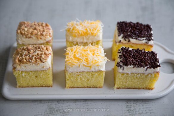 Bolu Jadul (Old-School Buttercream Cake Slices)