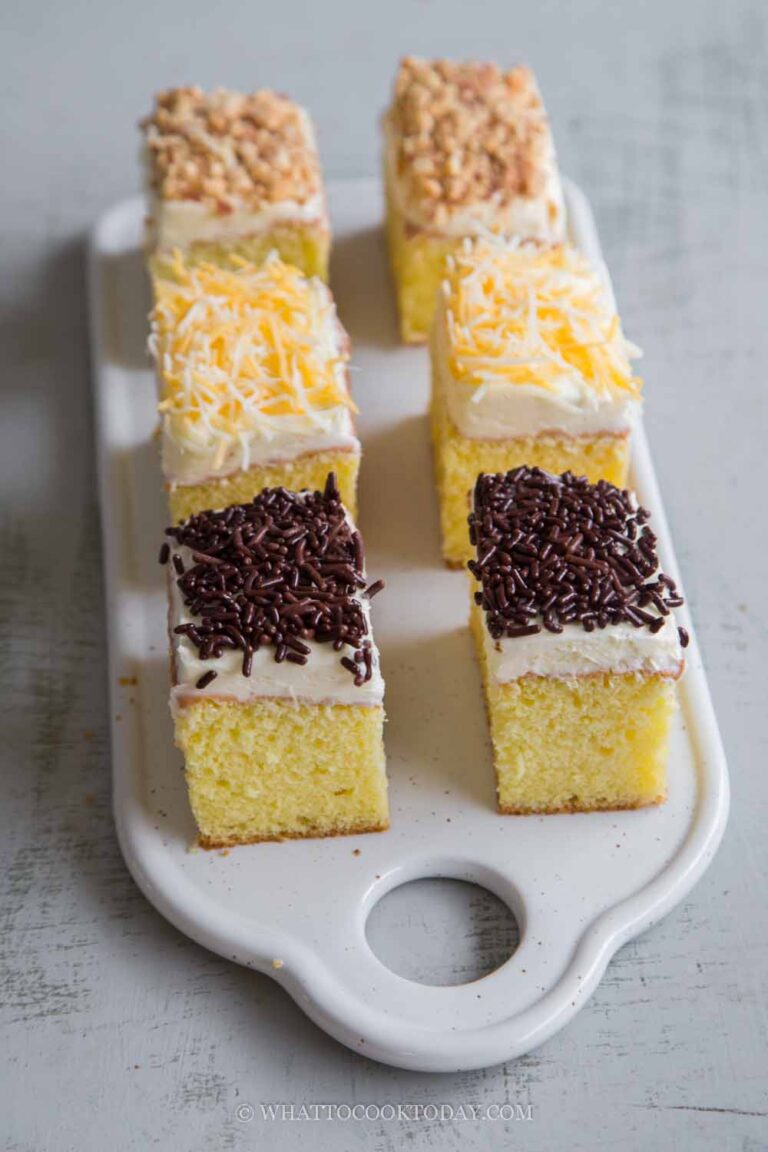 Bolu Jadul (Old-School Buttercream Cake Slices)