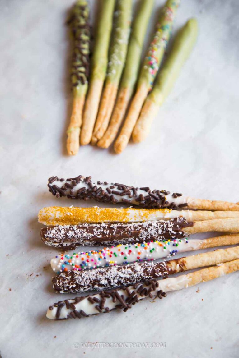 Easy Homemade Pocky Sticks (Assorted Flavors) - What To Cook Today