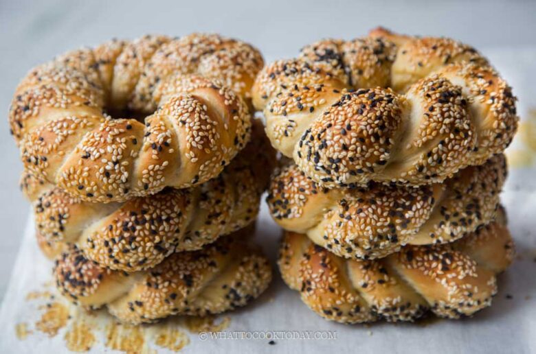 Turkish Simit Bread (Sponge Method)