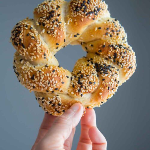 Turkish Simit Bread (Sponge Method)