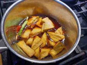 Easy Red-Braised Tofu (Hong Shao Dou Fu)