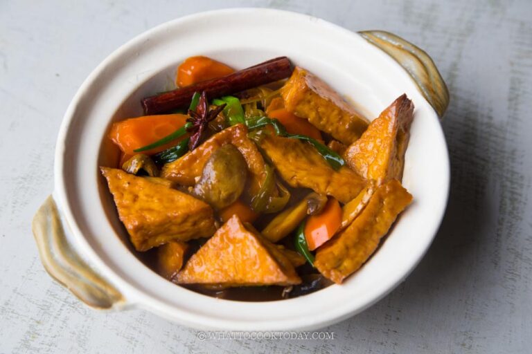 Easy Red-Braised Tofu (Hong Shao Dou Fu)