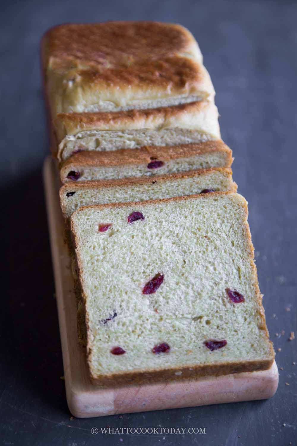 No-Knead Matcha Cream Cheese Shokupan