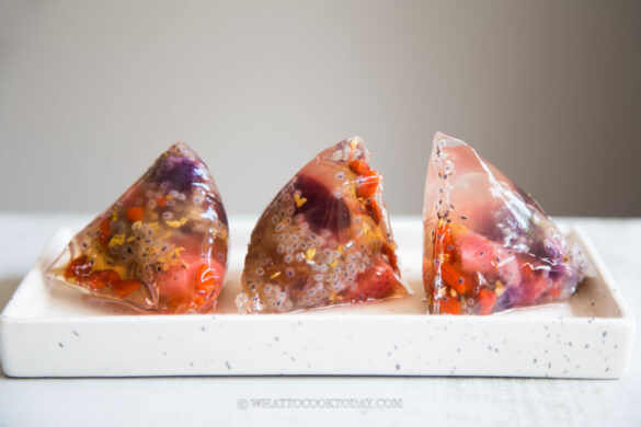 Easy Fruit Jelly Dumplings (Jelly Zongzi)