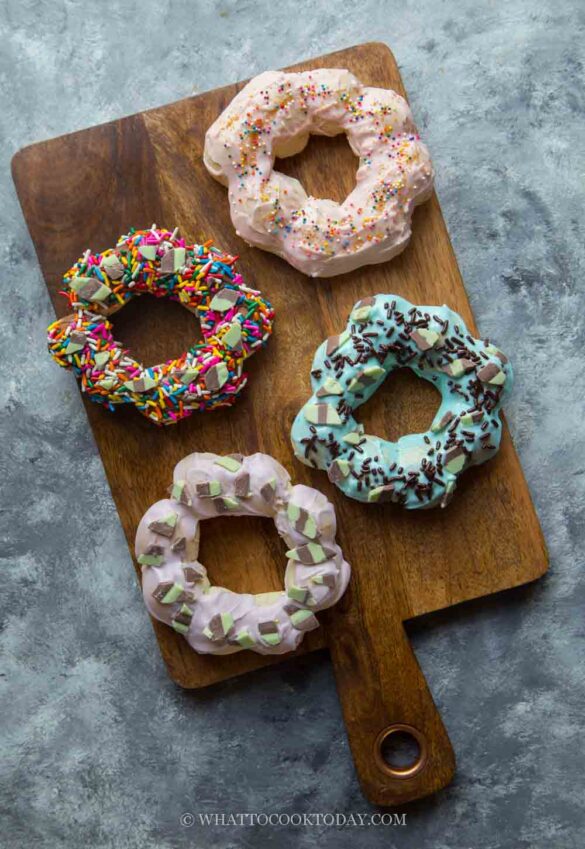 Baked Japanese Mochi Donut (Pon De Ring)