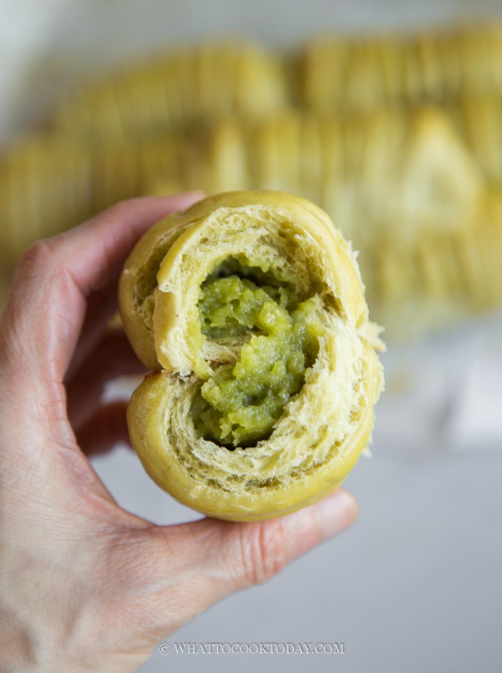 Super Soft Pandan Kaya Milk Buns (with sourdough option)