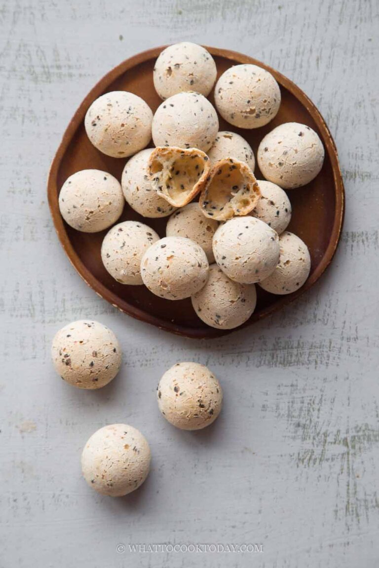 Korean Sesame Mochi Bread