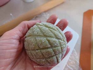 Turtle-Shaped Melon Pan (sourdough option)