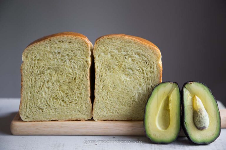Soft Fluffy Avocado Milk Bread (Yeasted Avocado Bread)