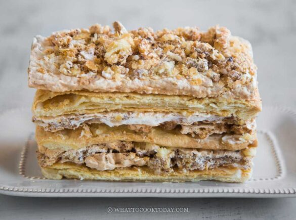 Hong Kong Mille-Feuille Napoleon Walnut Cake