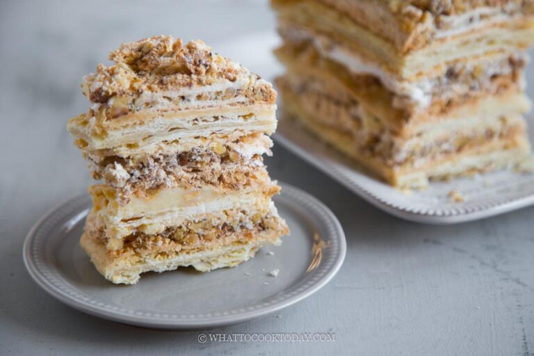 Hong Kong Mille-Feuille Napoleon Walnut Cake