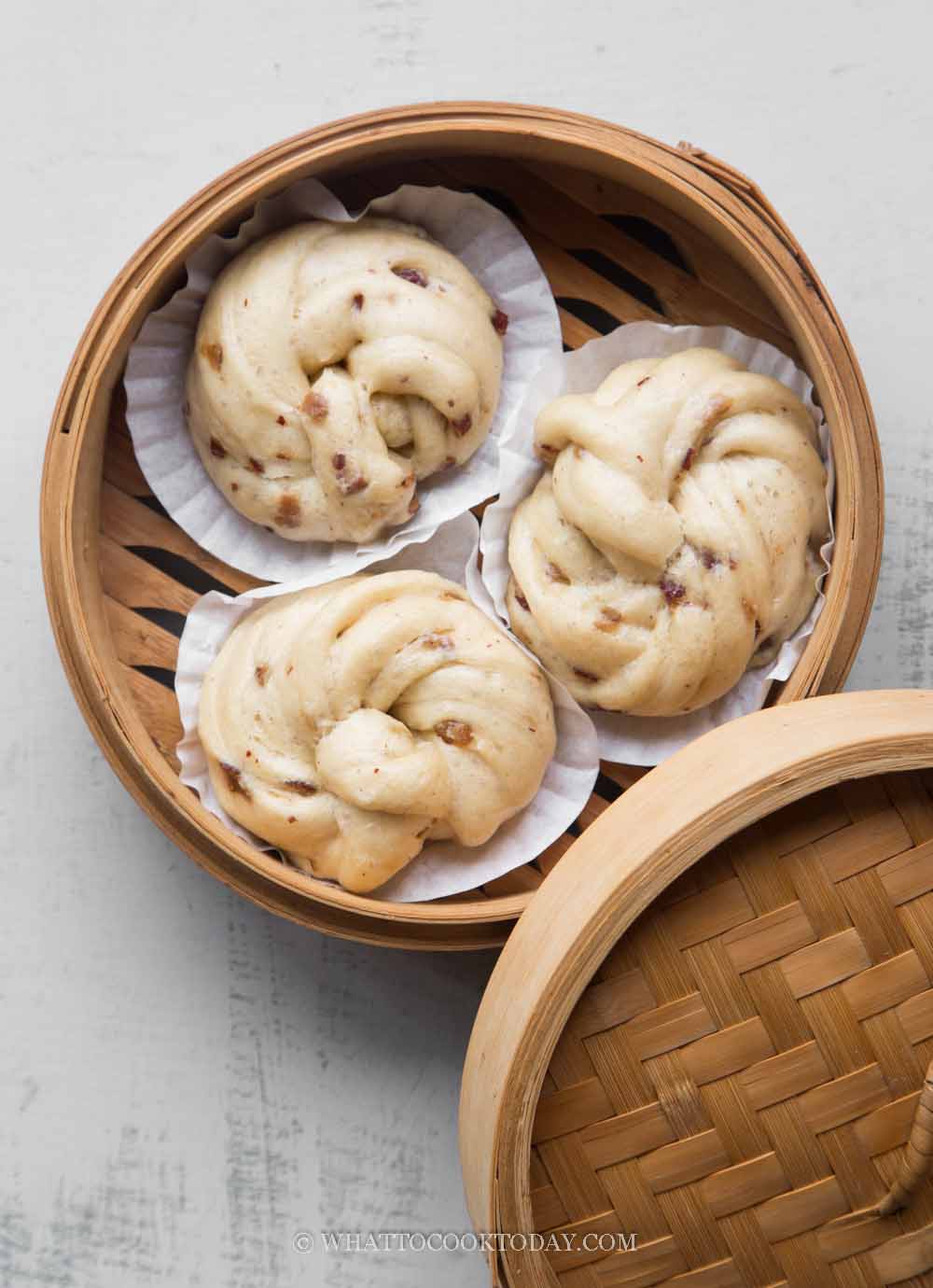 Red Dates/Jujube Brown Sugar Steamed Buns/Baozi - What To Cook Today
