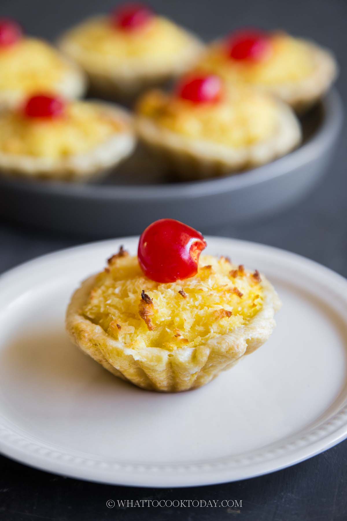 Hong Kong Coconut Tart - What To Cook Today