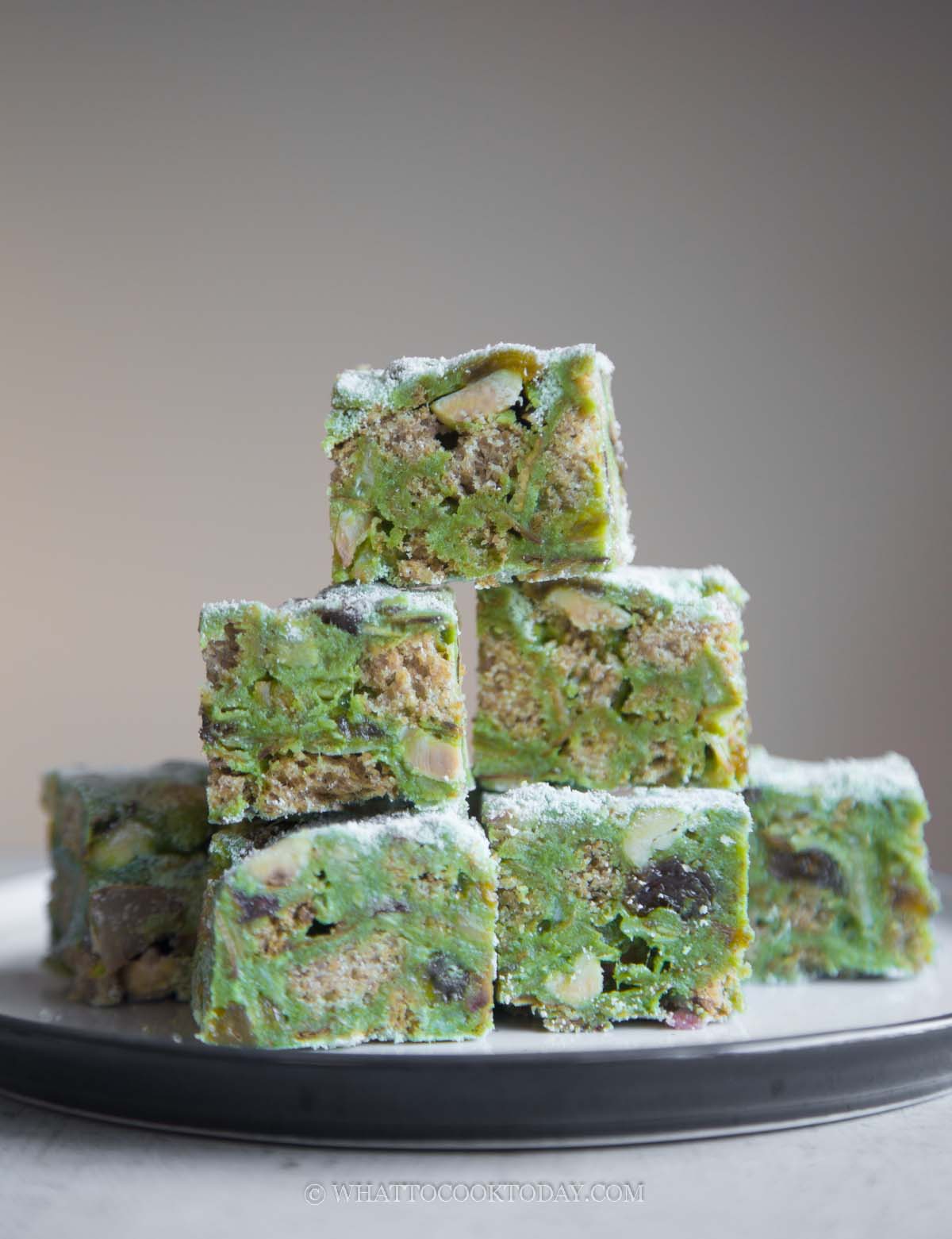 Matcha Snow Flake Crisp Nougat