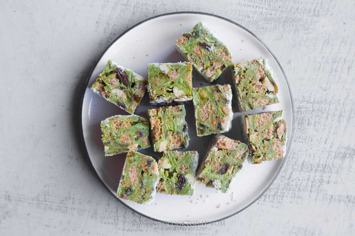 Matcha Snow Flake Crisp Nougat