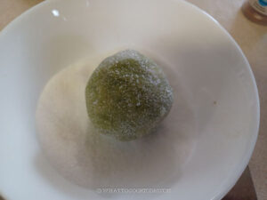 Pan-Banging Ripple Matcha Snickerdoodle Cookies