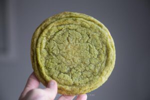 Pan-Banging Ripple Matcha Snickerdoodle Cookies