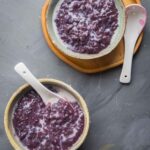 Pressure Cooker Ube Champorado (Filipino Sweet Rice Porridge with ...