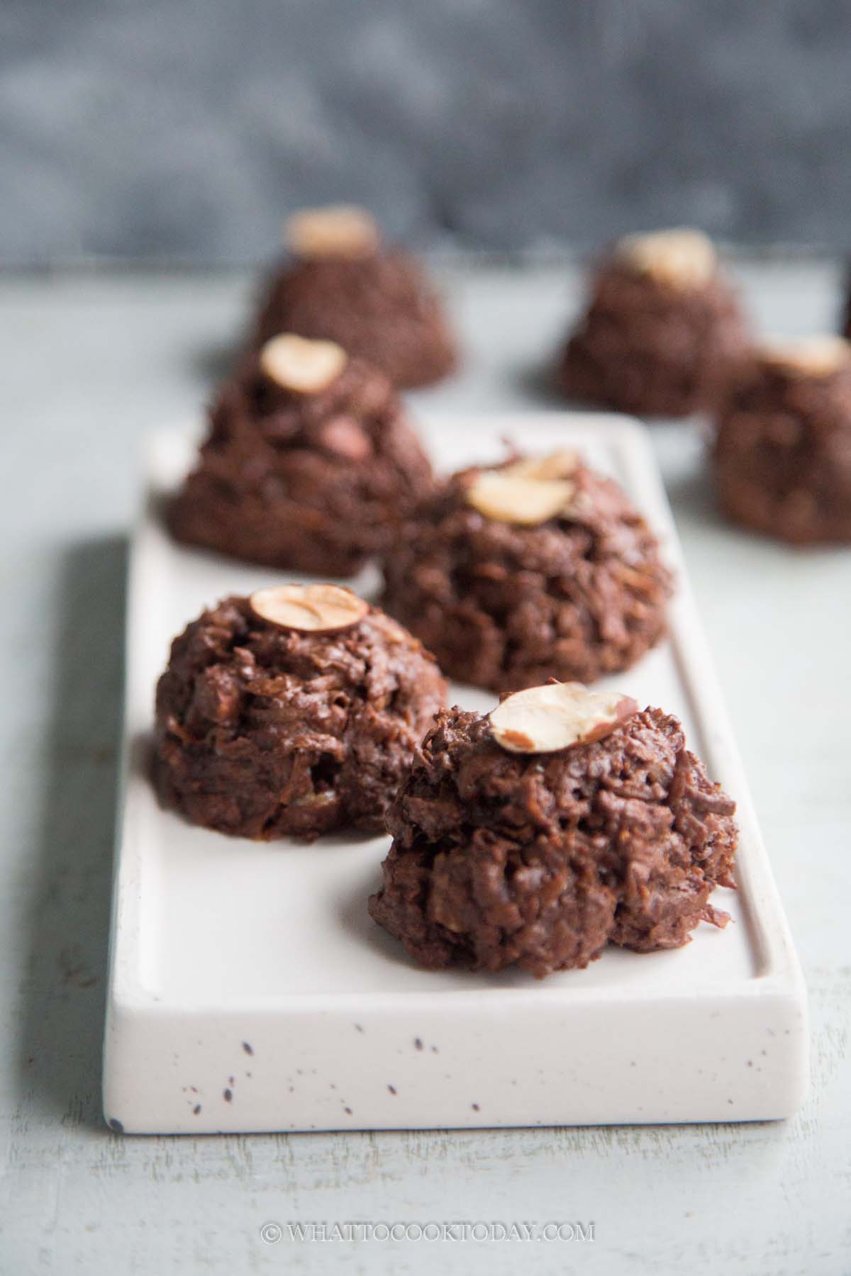 Chocolate Almond Coconut Macaroons