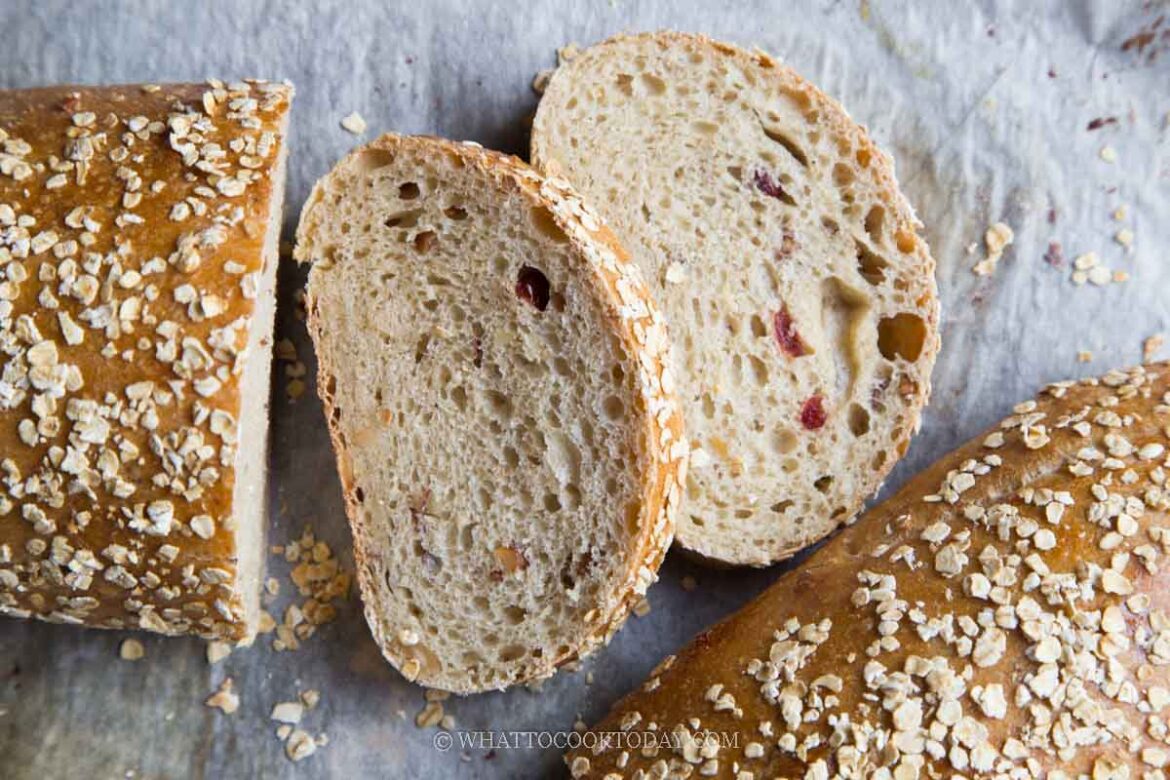 Sourdough Banana Muesli Bread