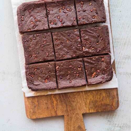Flourless Adzuki Bean/Red Bean Brownies (So Moist and Fudgy!)