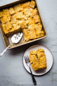 Curry Rotisserie Chicken Strata
