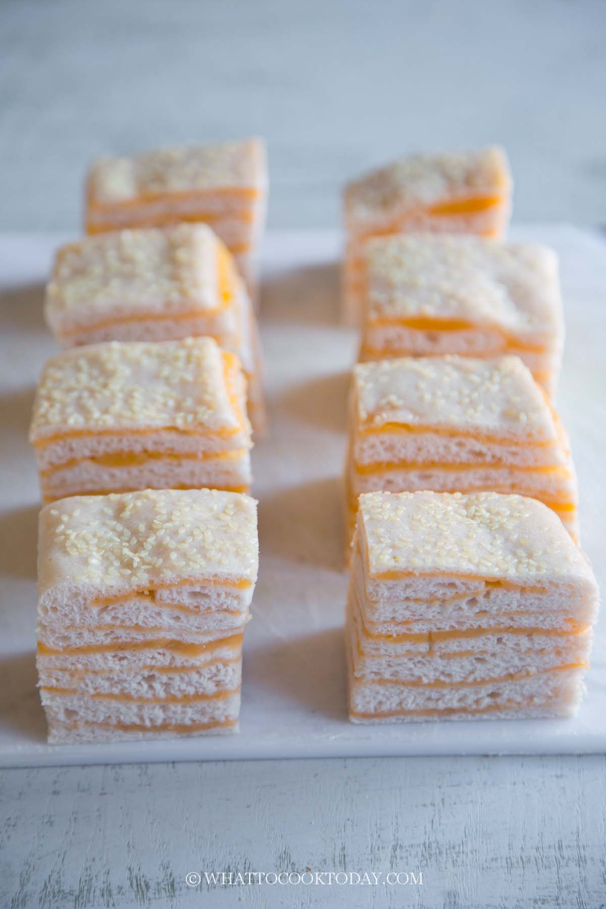 Chinese Thousand-Layer Steamed Cake/Bread /千层糕