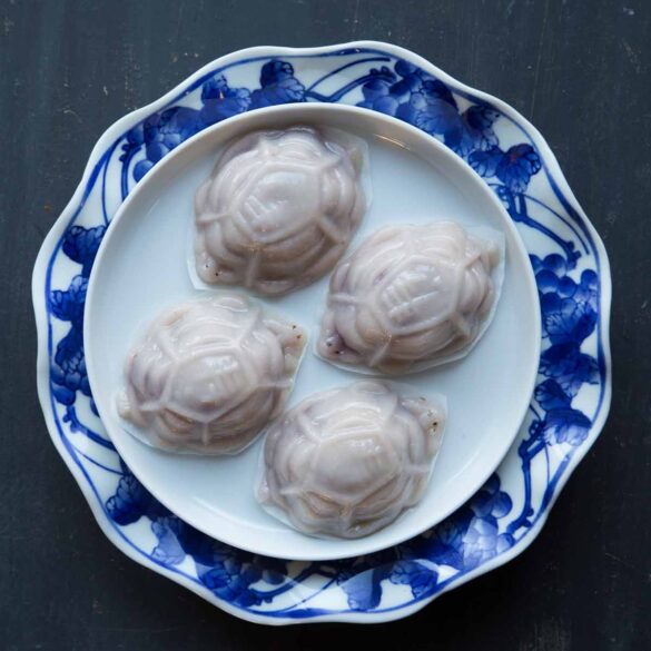 Banana Hoon Kueh (Pisang Hoon Kueh/Hun Kwe)