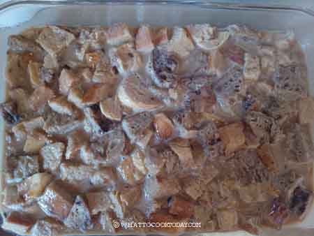 Easy Milk Tea Bread Pudding