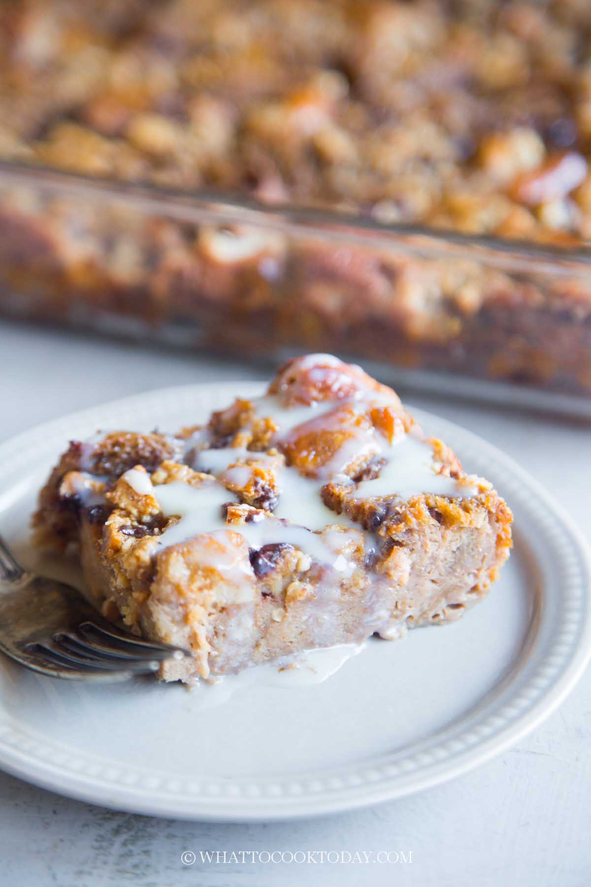 Easy Milk Tea Bread Pudding