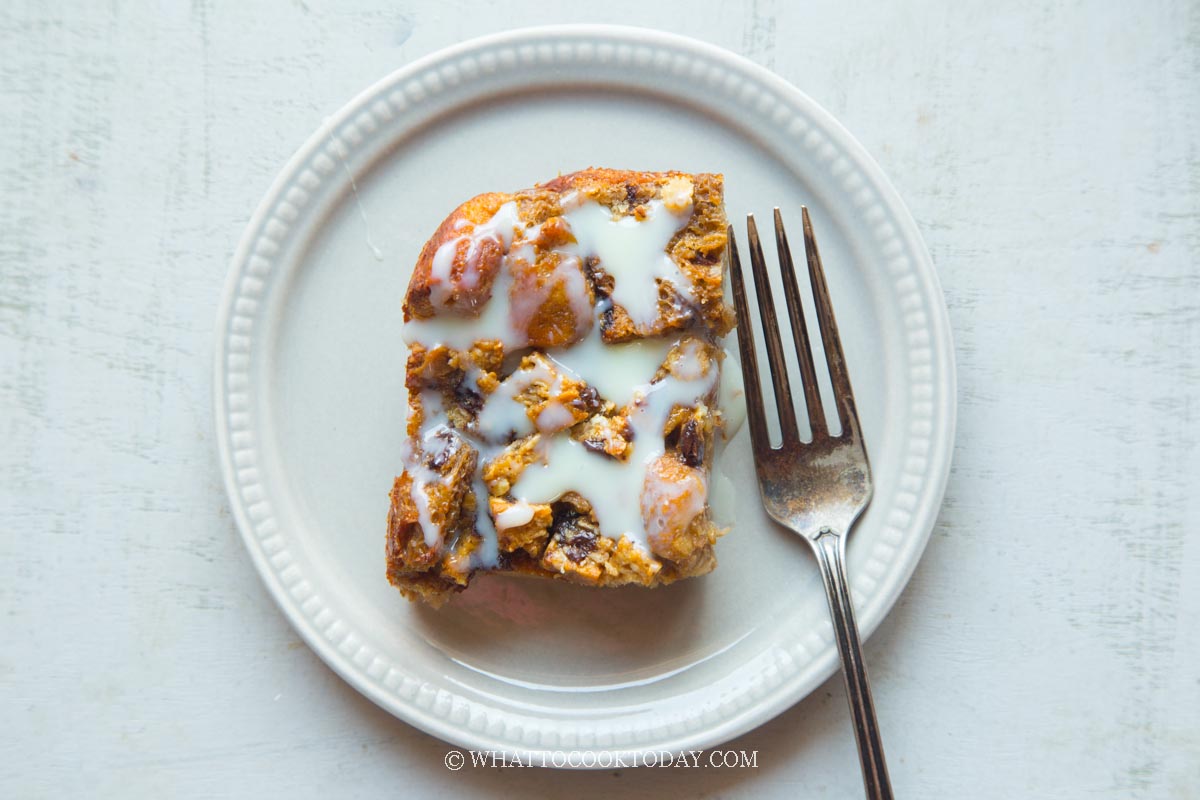 Easy Milk Tea Bread Pudding