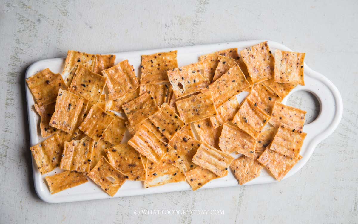 Easiest Sourdough Discard Crackers/Chips