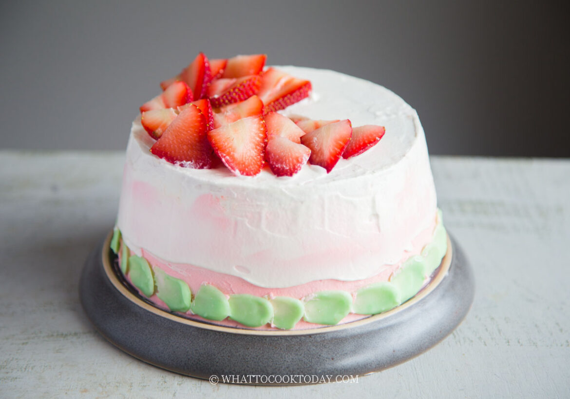 Strawberry Chiffon Layer Cake