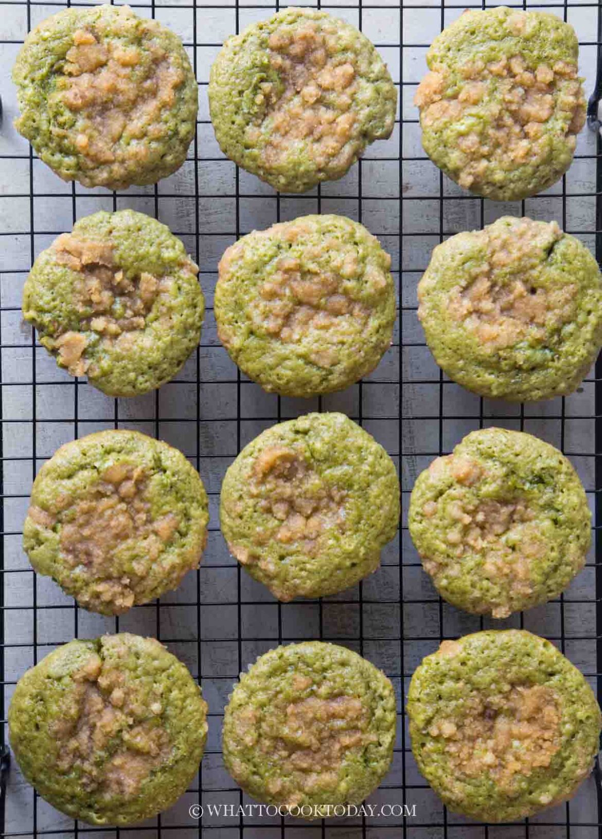 Matcha Coffee Cake Muffin