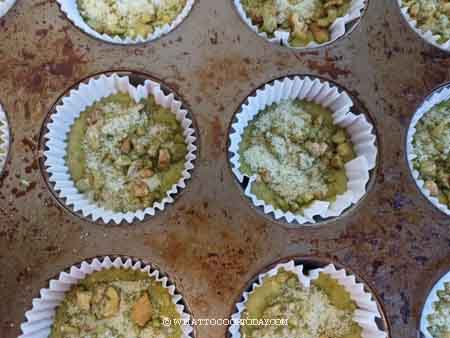 Matcha Coffee Cake Muffin