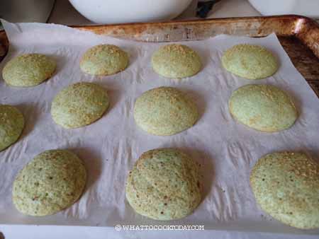 Soft and Chewy Pandan Cookies